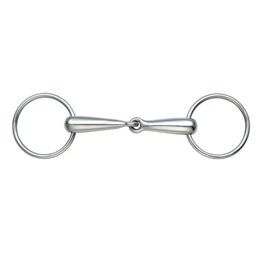 SS LOOSE RING HOLLOW SINGLE JOINTED SNAFFLE – Riders Saddlery