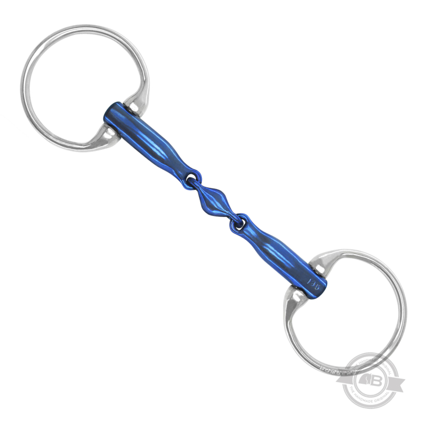 BOMBER TITANIUM EGGBUTT ELLIPTICAL SNAFFLE – Riders Saddlery