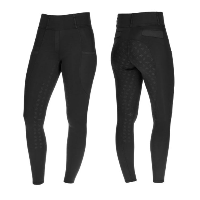 COVALLIERO HIGH WAIST BLACK TIGHTS – Riders Saddlery