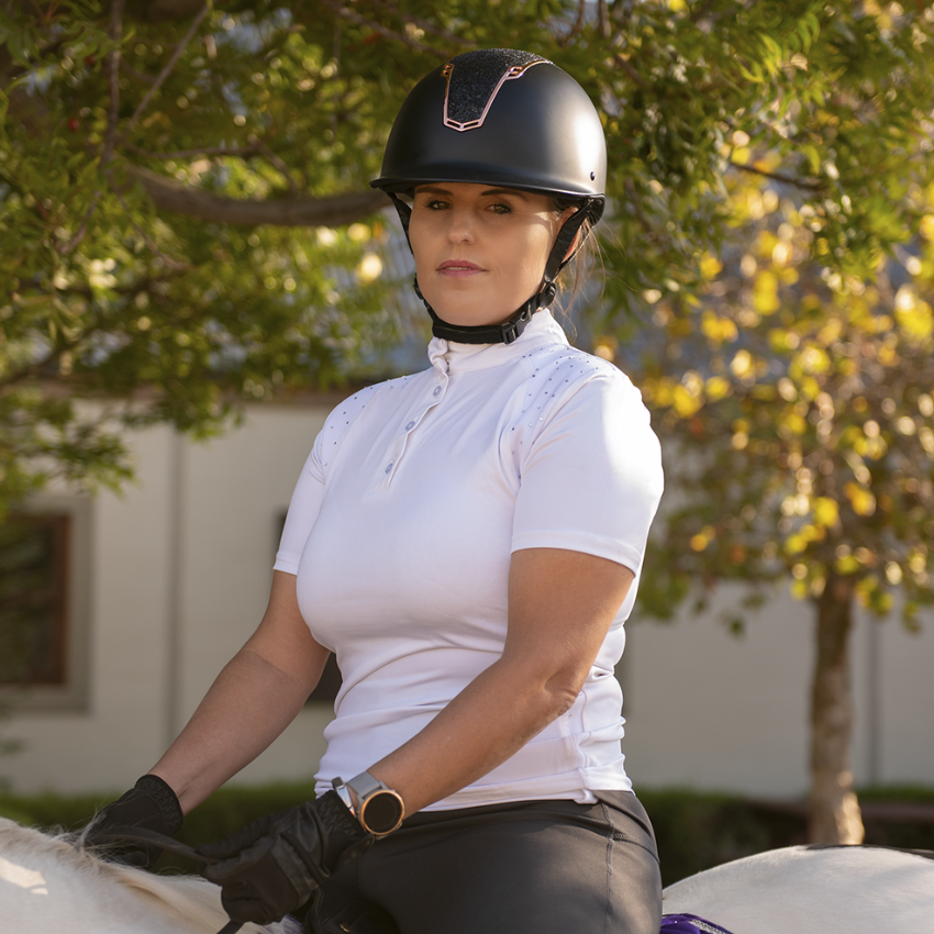 EQUILEISURE JANET SHORT SLEEVE SHOW SHIRT – Riders Saddlery