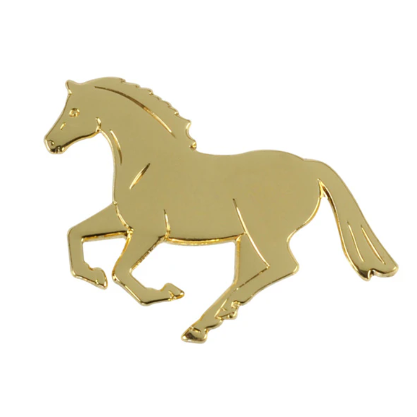 LAPEL PIN CANTERING HORSE – Riders Saddlery